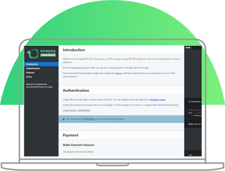 Onepay - Business Page